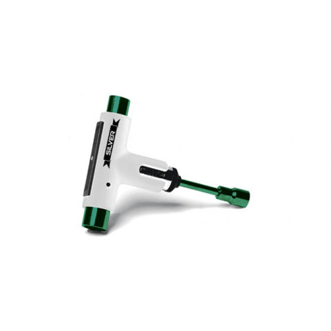 Silver Trucks Skate Tool WHITE Premium Ratchet Complete Skateboard T-T ...